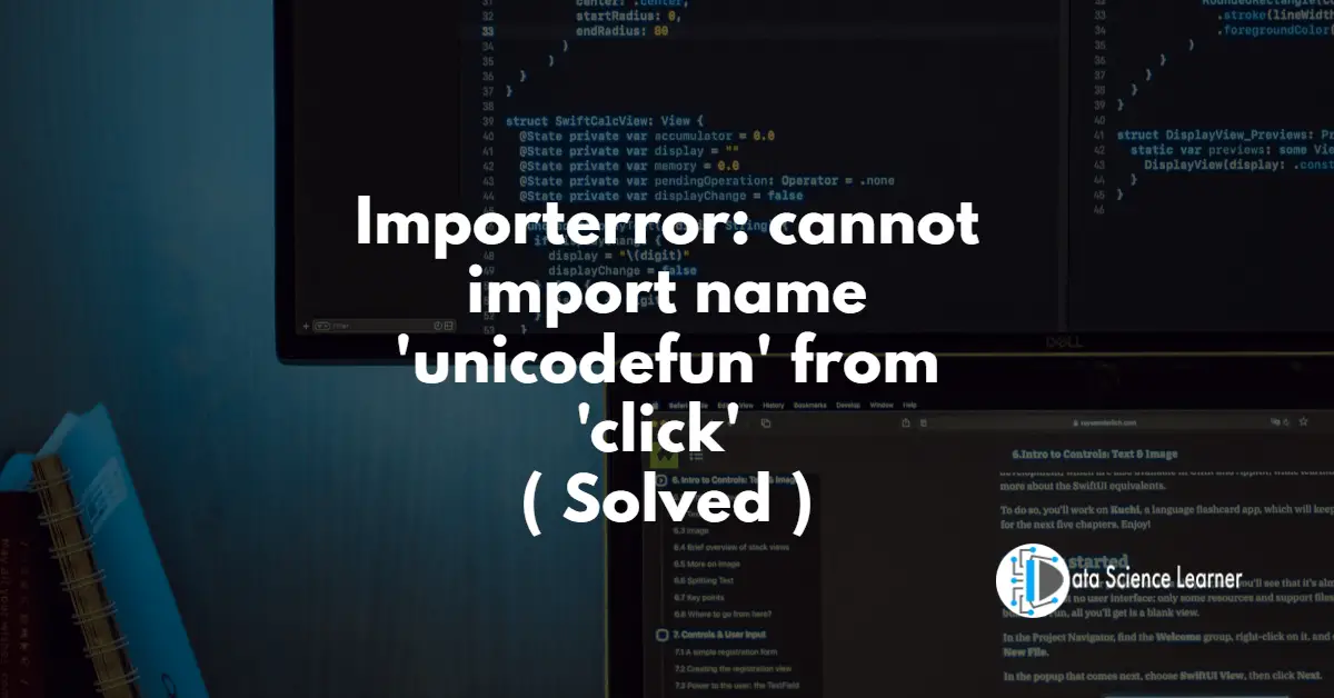 Importerror Cannot Import Name Unicodefun From Click Solved - Name ... Importerror Cannot Import Name Unicodefun From Click Solved - Name ...